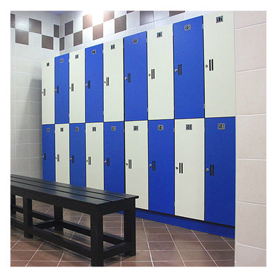 combination cabinet lockers for swimming pool Wood grain RFID lock  hpl locker electronic lockers for gym changing