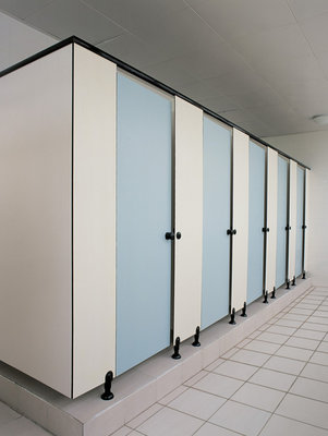 commercial public HPL shower toilet cubicle partitions Compact laminate door toilet cubicle partition manufacturer