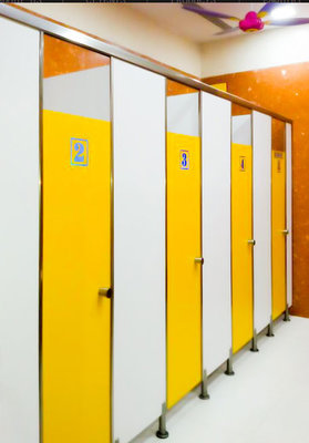 commercial public HPL shower toilet cubicle partitions Compact laminate door toilet cubicle partition manufacturer