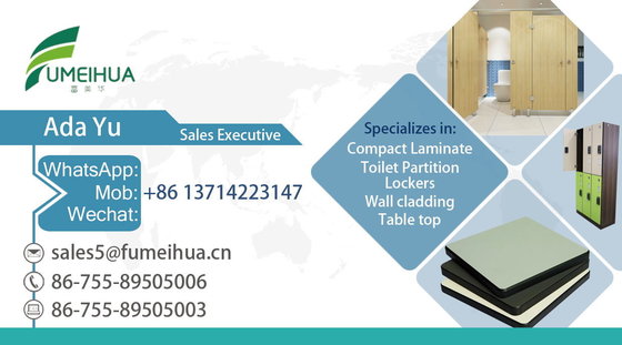 hpl 12mm compact laminate cubicle toilet partition for shopping mall