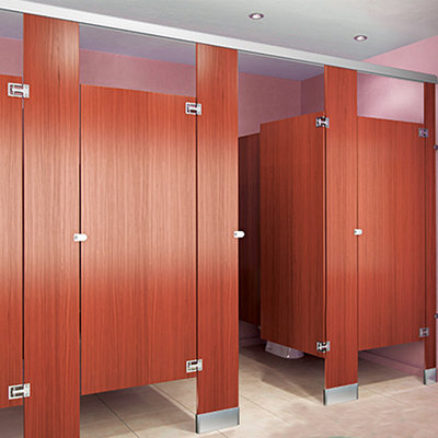 wc waterproof toilet doors manufacturers in China Public Waterproof Toilet Cubicle Compact Hpl Toilet Partition Stall