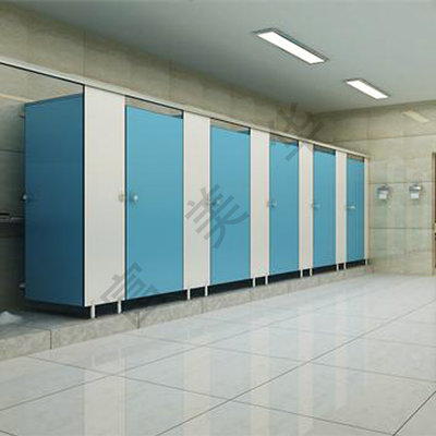 wc waterproof toilet doors manufacturers in China Public Waterproof Toilet Cubicle Compact Hpl Toilet Partition Stall