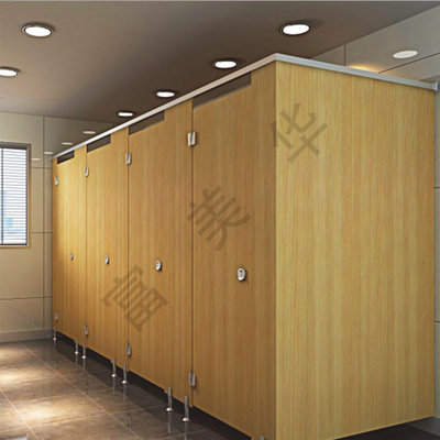 wc waterproof toilet doors manufacturers in China Public Waterproof Toilet Cubicle Compact Hpl Toilet Partition Stall