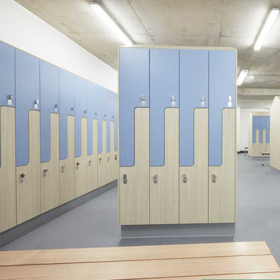 compact hpl locker  dormitory six door storage locker hpl locker electronic lockers for gym changing room
