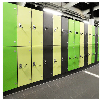 standard size 4 luggage storage locker cabinet and long bench