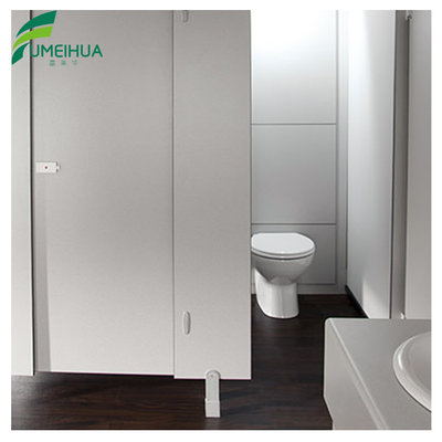 light grey color 12 mm thickness hpl toilet cubicle door  Toilet Cubicles For Wash Room Partition