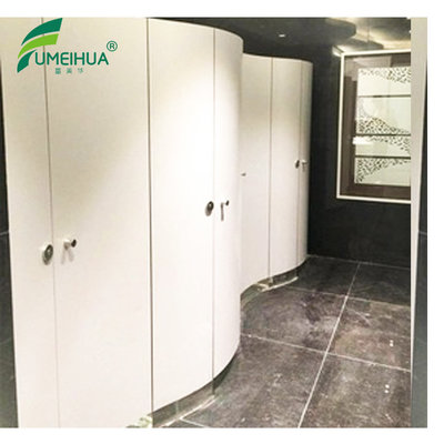 fire retardant  public 12 mm HPL waterproof commercial shower partitions cubicle for school