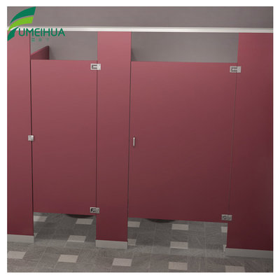 Commercial Waterproofing Toilet Partition Compact HPL Durable and Fire resistant compact laminate toilet cubicles