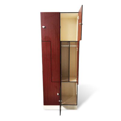 Changing Room HPL Z Type Locker with Bench Gym Storage Locker Fitness Center Club Z-shaped Changing Room Lockers