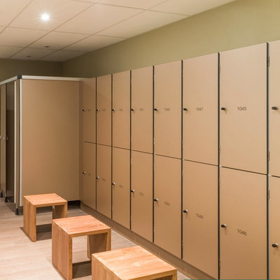 Change Room Locker Modern Style Storage HPL Waterproof Sport Center Gym Club Pubic Storage Locker Room Changing