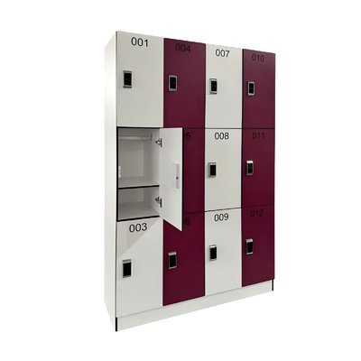 Compact Laminate Sports Gym Locker, HPL Panel Laminate Storage Locker Wooden Locker