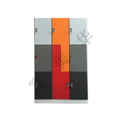 Custom Made Gym Locker Lock with Swipe Card  hpl phenolic lockers employee cabinets gym lockers