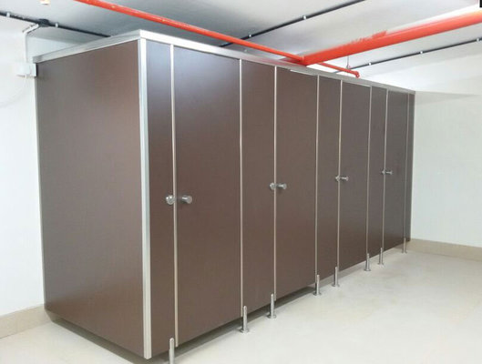 HPL commercial shower Melamine resin treated HPL toilet cubicle partition  for school partitions toilet