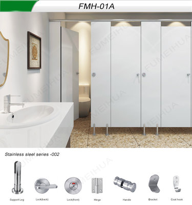 HPL commercial shower Melamine resin treated HPL toilet cubicle partition  for school partitions toilet