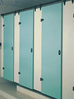 hot sale european style cubicle toilet made by hpl panel bathroom stalls compact laminate toilet partitions doors