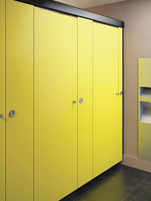 12mm HPL Phenolic Compact Toilet Partition hpl toilet cubicle partition public washroom stall