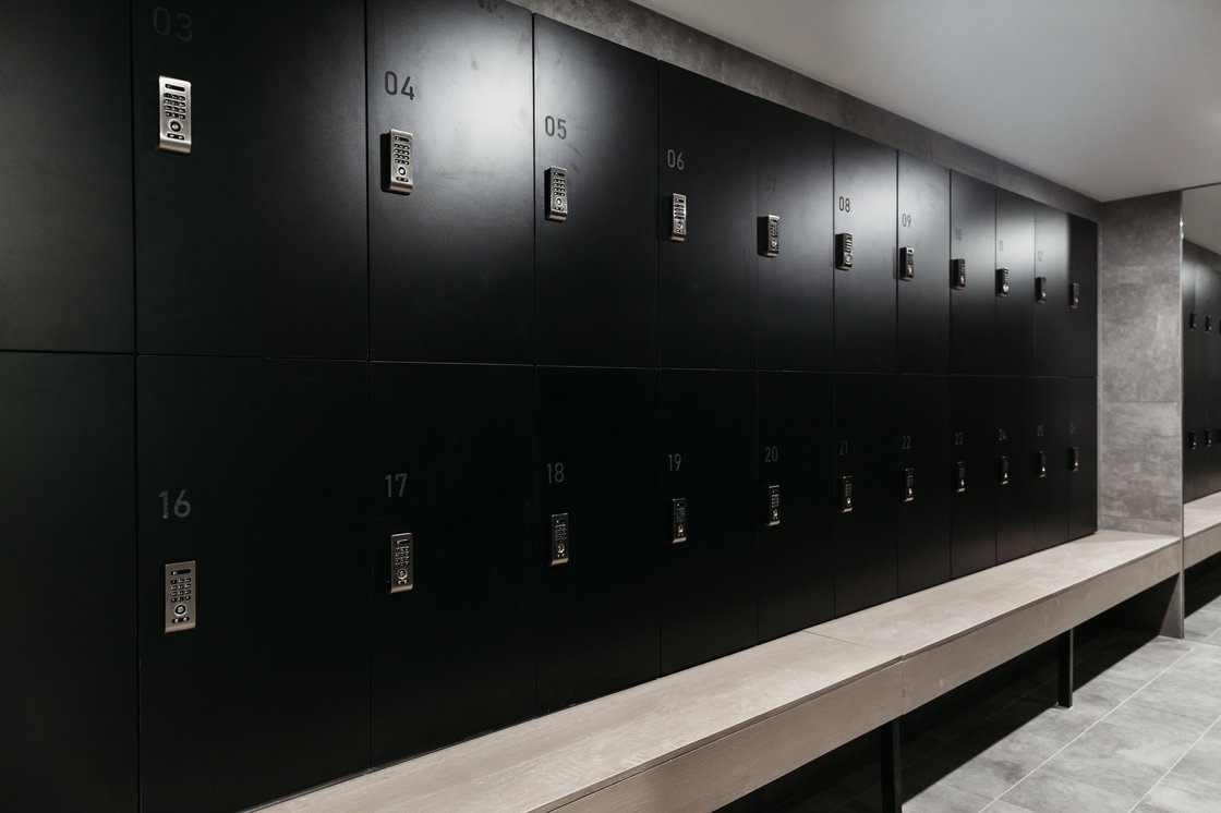 HPL Cabinet Locker gym black color dance school gym locker