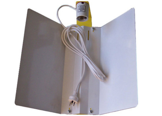 China Wing Shape Design Grow Light Reflector , Max Airflow Air Cooled Light Reflector supplier