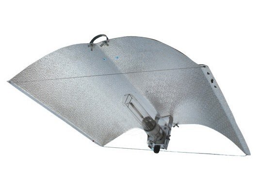 China Optional Size Grow Light Reflector , Adjustable Wing Reflector For Plant Grow Lighting supplier