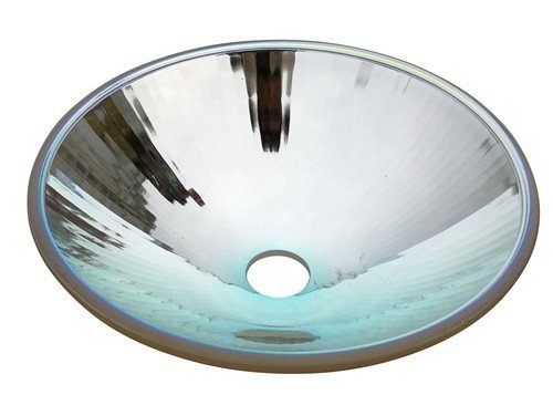 China Energy Saving Glass Reflector , Round High Bay Light Reflector For Searchlights supplier