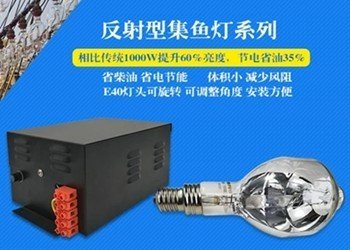China Self - Reflective Metal Halide Fishing Lamp 700 Watt High Luminous Efficiency supplier