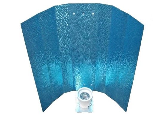 Wing Shape Design Grow Light Reflector , Max Airflow Air Cooled Light Reflector supplier