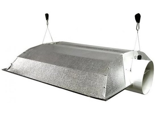 E39 E40 Socket Air Cooled Tube Reflector 6 / 8 Inches Equipped With Safety Cable supplier