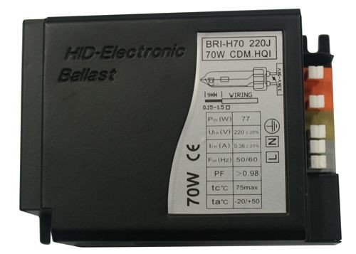 Electronic Style Digital HID Ballast 70W Constant Power Extending Light Source Life supplier