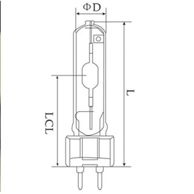 G12 ceramic metal halide lamp 20w 35w 50w 70w 100w 150w supplier
