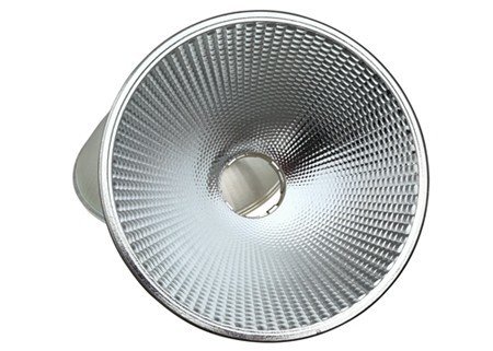 Energy Saving Glass Reflector , Round High Bay Light Reflector For Searchlights supplier