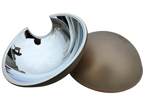 Energy Saving Glass Reflector , Round High Bay Light Reflector For Searchlights supplier