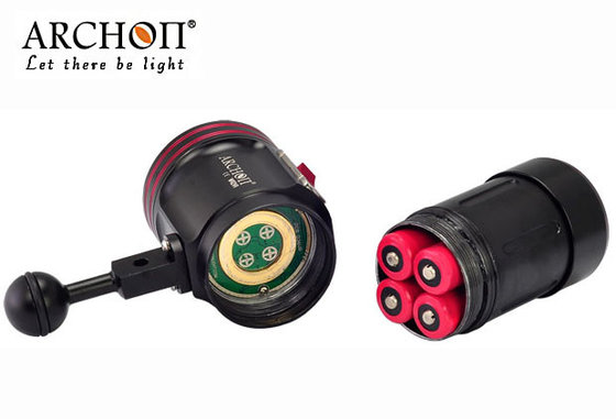 120 Degree Beam Angle LED Diving Light Cree XM-L2 For Photography
