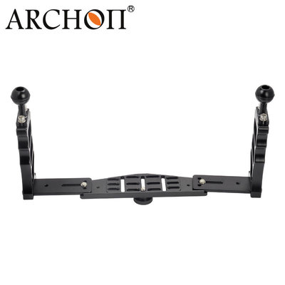 Handheld Underwater Camera Mount Waterproof 100Meters Diving Flash Bracket