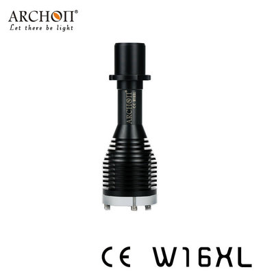 860 Lumens W16XL Waterproof 100 Meter Rechargeable Diving Flashlight 6500K