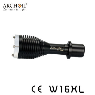 860 Lumens W16XL Waterproof 100 Meter Rechargeable Diving Flashlight 6500K