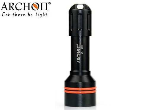 Anti - Slip 3V to 6V Cree LED Torch Light 100m IP68 Underwater
