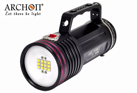 High Brightness Underwater Portable Photography Light 6500 Lumen 200M , Waterproof