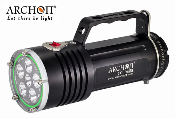 Archon 18650 Brightest Led Flashlight Cave Diving Lights Waterproof 200 Meters