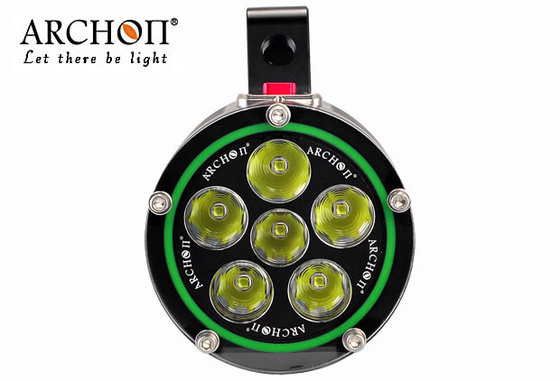 Rechargeable Goodman Handle Dive Torch , 5000 Lumens Scuba LED Diving Flashlight