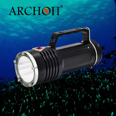 2200 Lumens LED Rechargeable Handle Diving Light with 8mm Polycarbonate Board