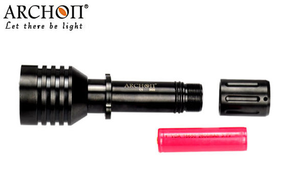 Zoomable W16U CREE XM-L U2 LED Rechargeable Dive Torch With Aircraft Grade Aluminum
