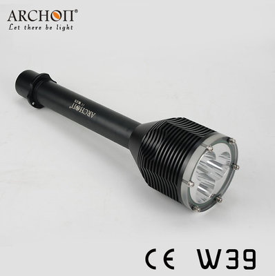Black 3 Cree XM-L U2 LED W39 Professional Diving Light 3000 Lumens