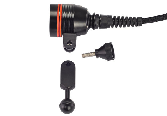 Waterproof IP68 Diving Torch Light , Canister Rechargeable Lights