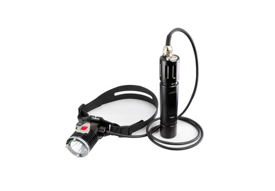 1000 Lumens Rechargeable Diving Flashlight 100 meter underwater Canister Dive Headlamp