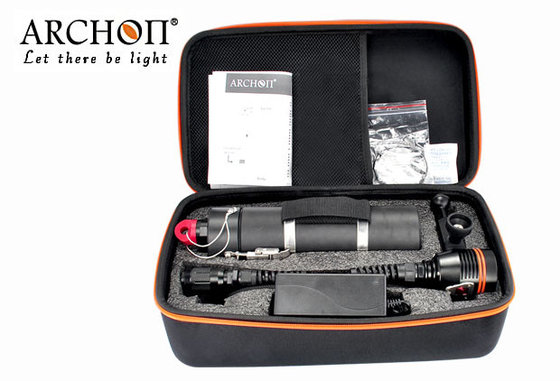 high power WH166 6500 Lumens canister dive lights White CREE XM-L2 U2 LED