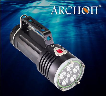 200 Meters Underwater Cree Led Torch Light 5000 Lumen for Cave Diving
