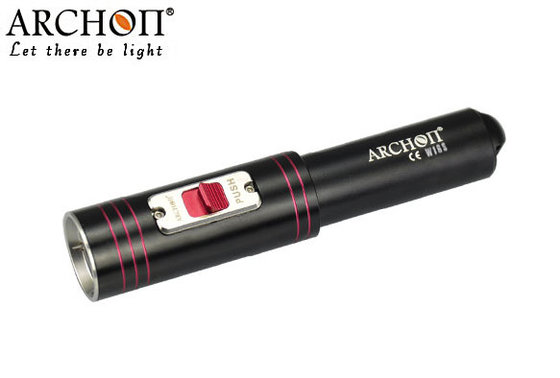 W16S Aluminum Alloy 860 Lumens Cave Diving Lights Backup Dive Light / Flashlight