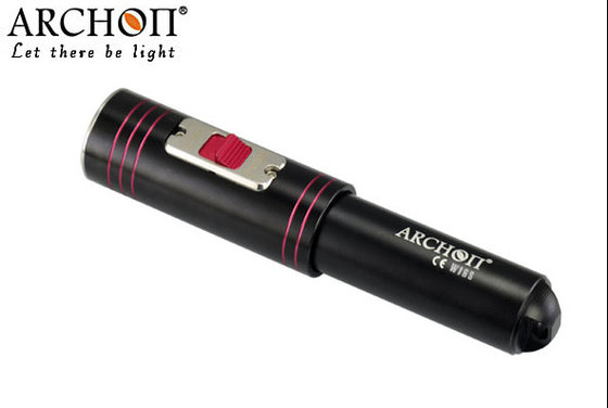 W16S Aluminum Alloy 860 Lumens Cave Diving Lights Backup Dive Light / Flashlight