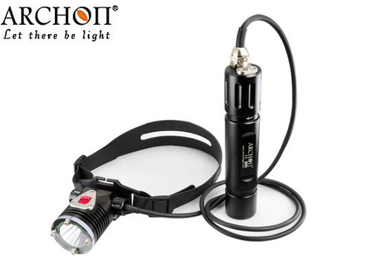 26650 Li-ion Rechargeable Diving Headlamp 1000 Lumen With 3 Modes