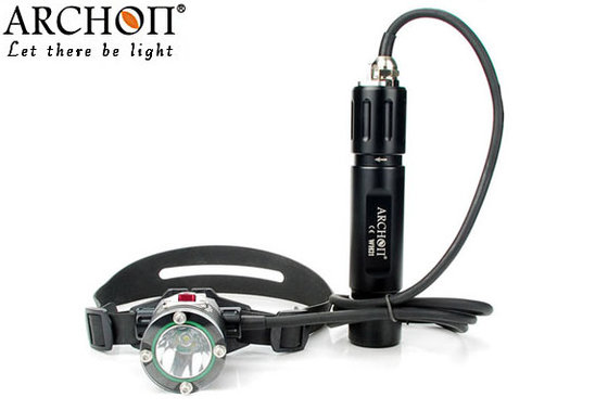 6500 K Waterproof Led Headlamp Cree XM - L U2 IP68 Black